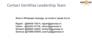 Summer 2022 programs from GenWise | PPTX | Educational Assessment ...