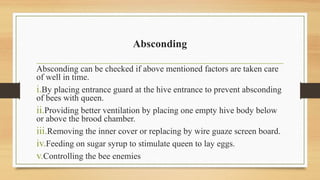 Summer and autumn management Of Honey Bee in Mountain to Sub Mountain ...