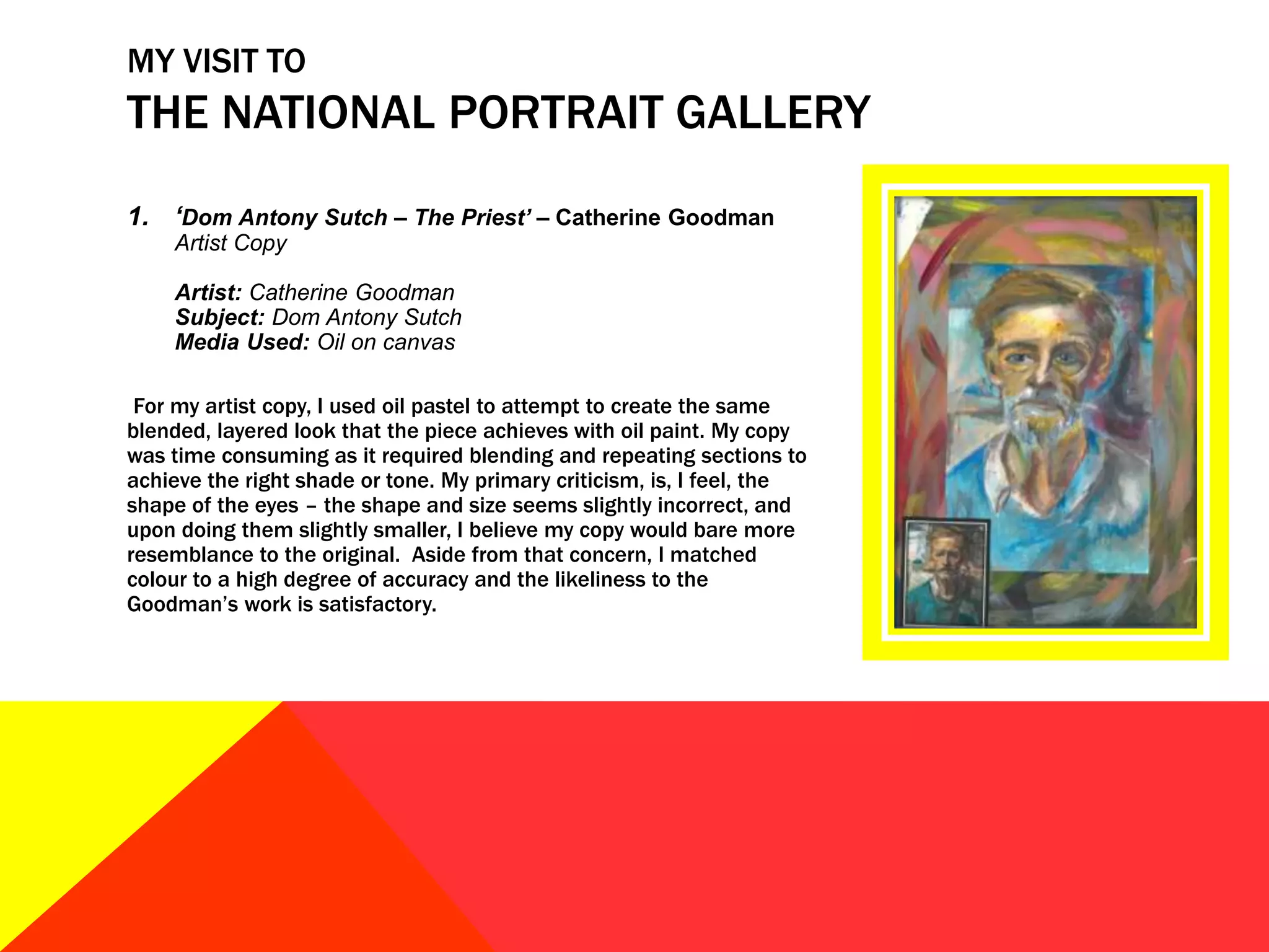 Summer assignment – Portraits Presentation | PPT