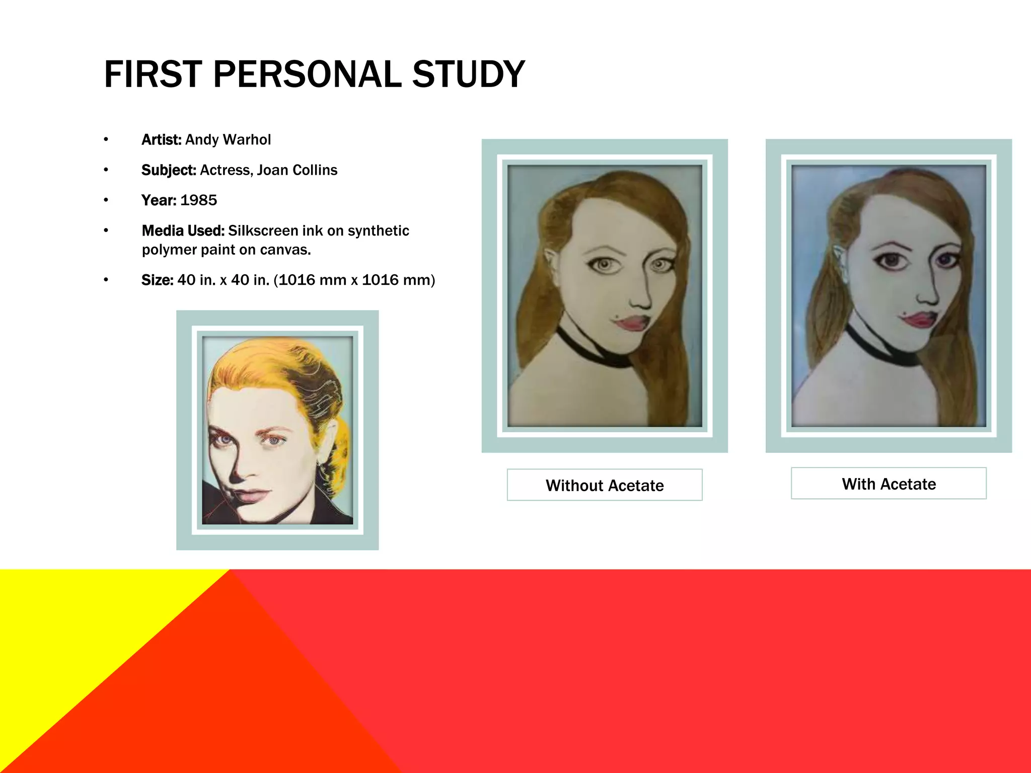 Summer assignment – Portraits Presentation | PPT