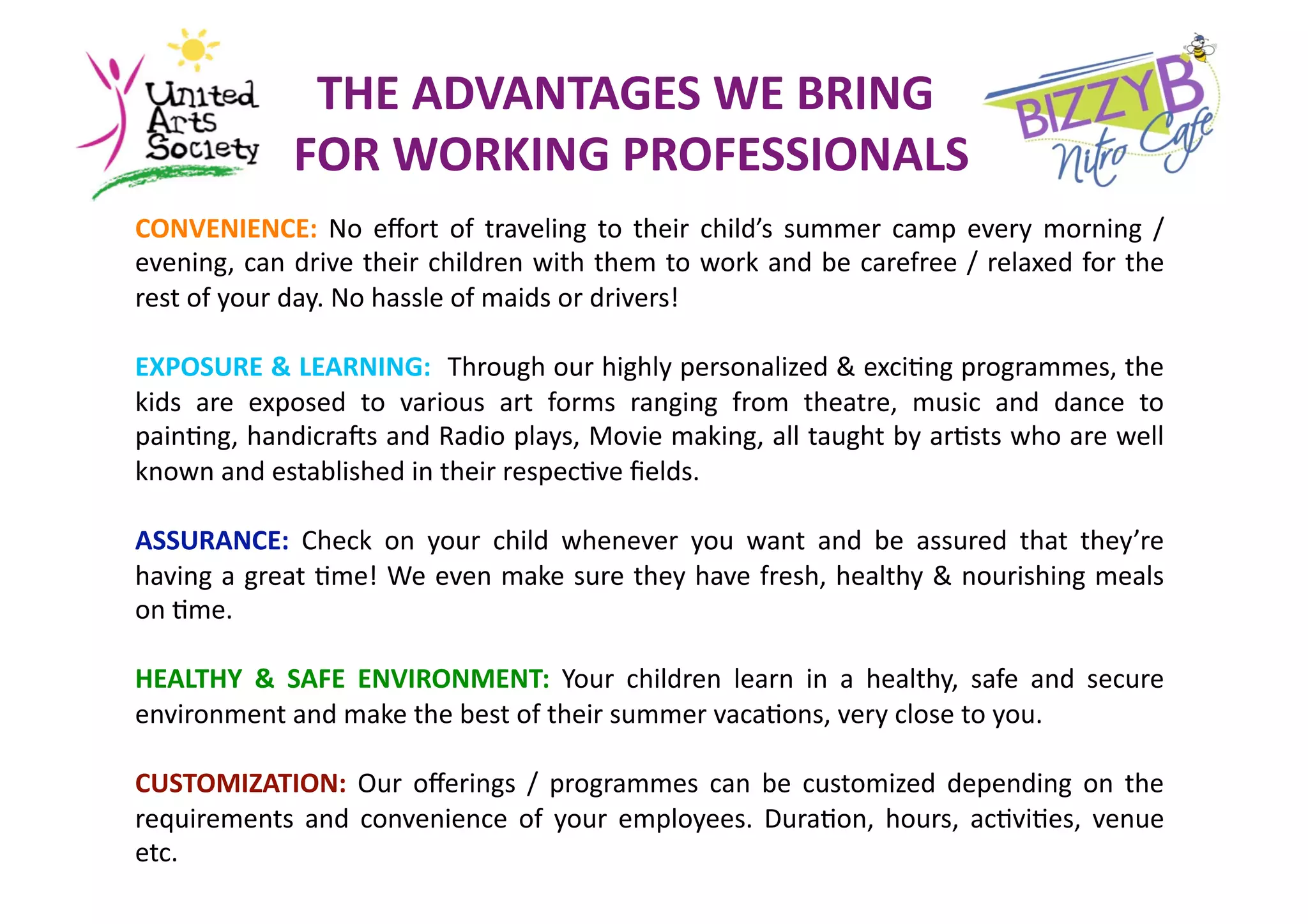 Summer camp proposal - CORPORATE | PDF