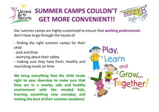 Summer camp proposal - CORPORATE | PDF