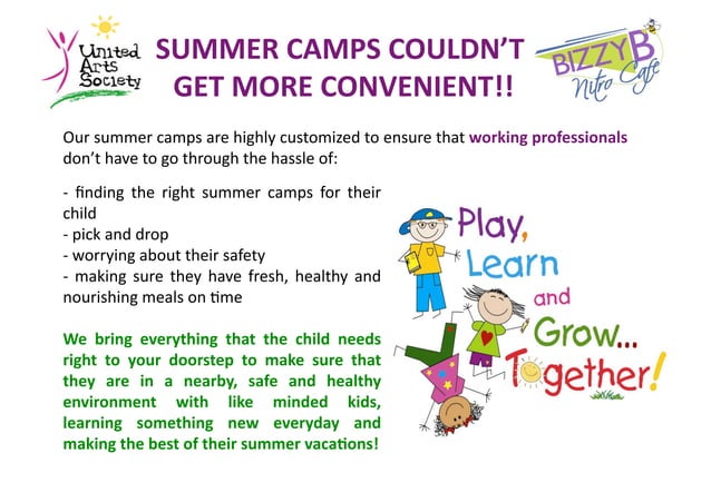 Summer camp proposal - CORPORATE | PDF | Parenting Children Aged 4-11 | Parenting