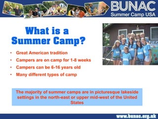 Summer Camp USA with BUNAC | PPT