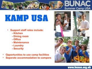 Summer Camp USA with BUNAC | PPT