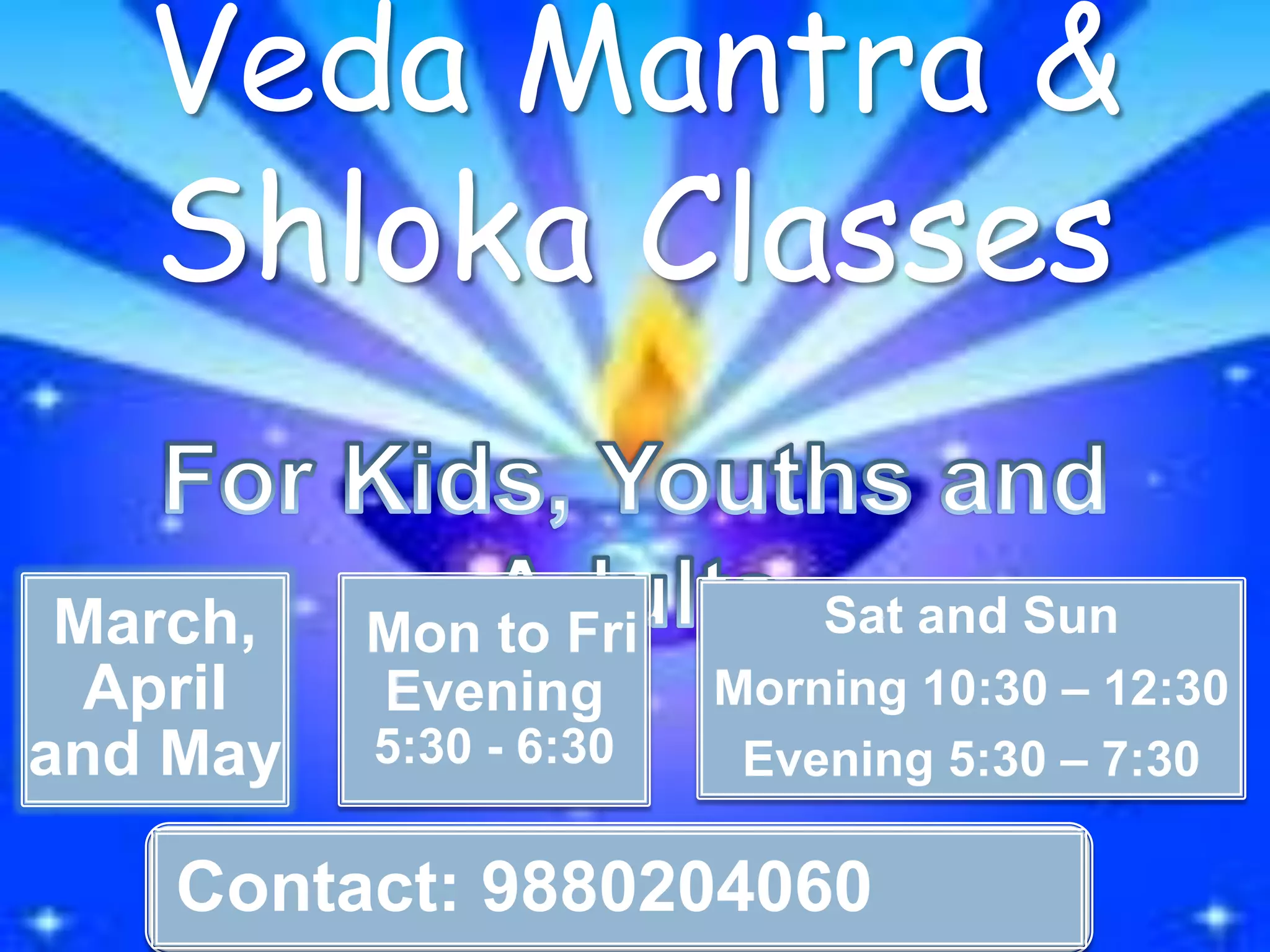 Summer camp veda mantra classes | PPT