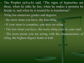 Difference between Mominat and Munafiqat | PDF