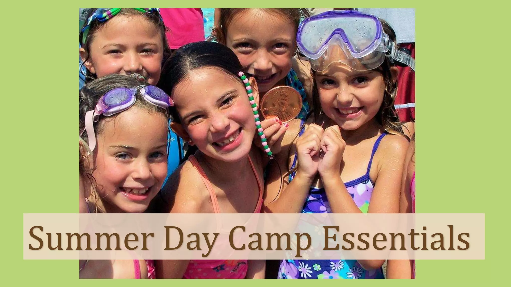 Summer Day Camp Essentials | PPTX