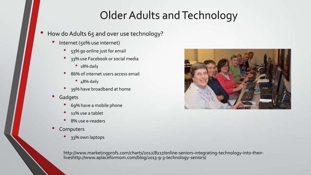 Seniors and Technology | PPTX | Internet for Beginners | Internet