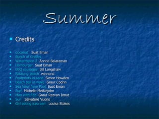 Summer figurative language | PPT | Food & Drink