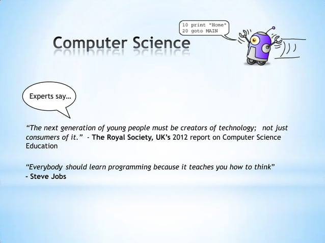 Summer Fun 2014 - Computer Science for Kids and Teens | PPTX ...