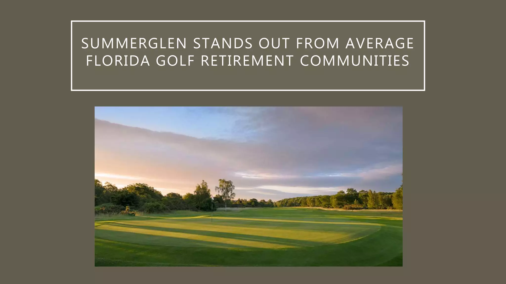 Summerglen Golf Course | PPT