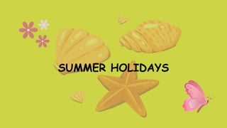 Summer Holidays for beginner English learners | PDF