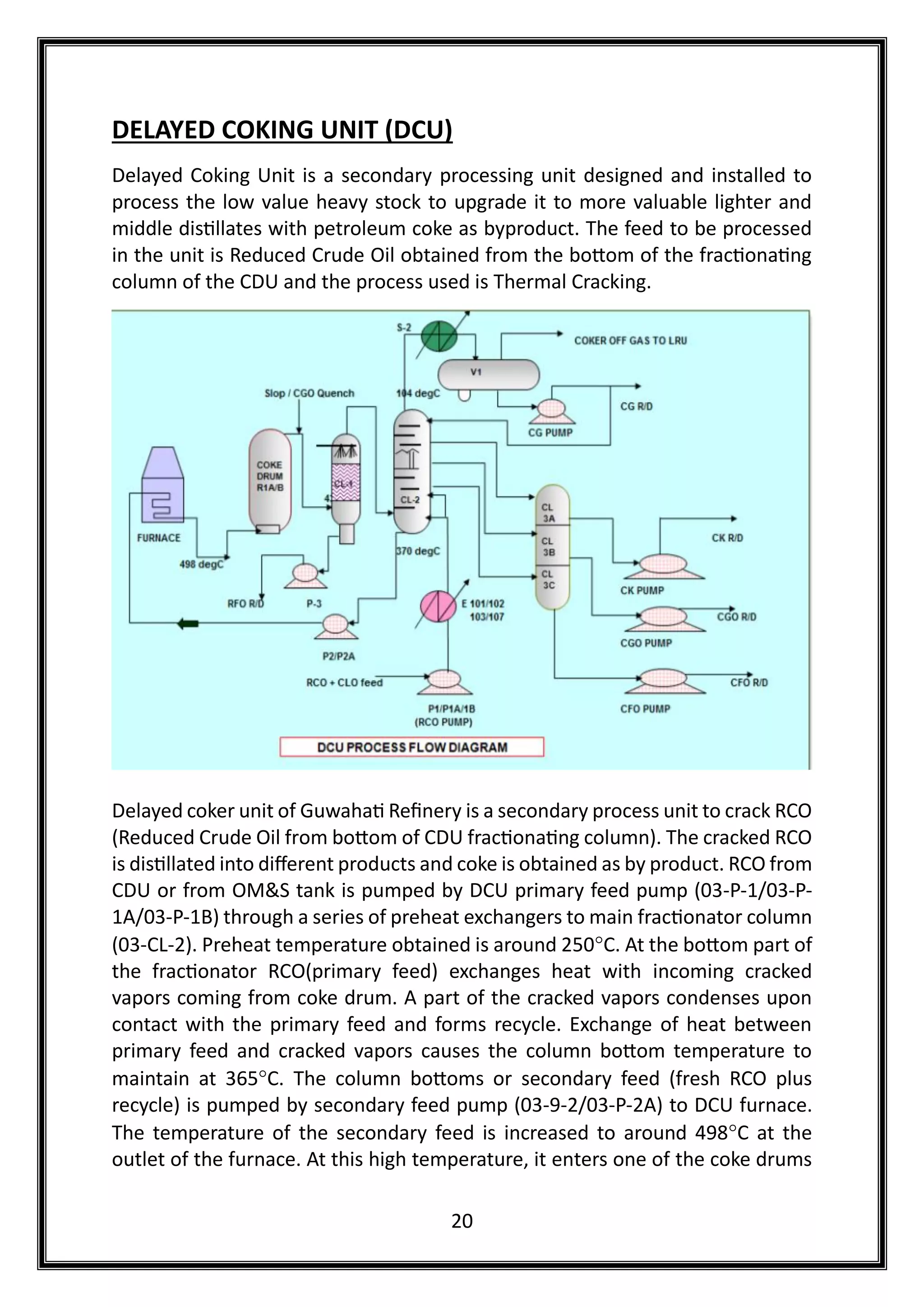 Summer Intern Report Guwahati Refinery (Mechanical Engg.) | PDF