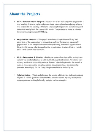 Summer internship - Report | PDF