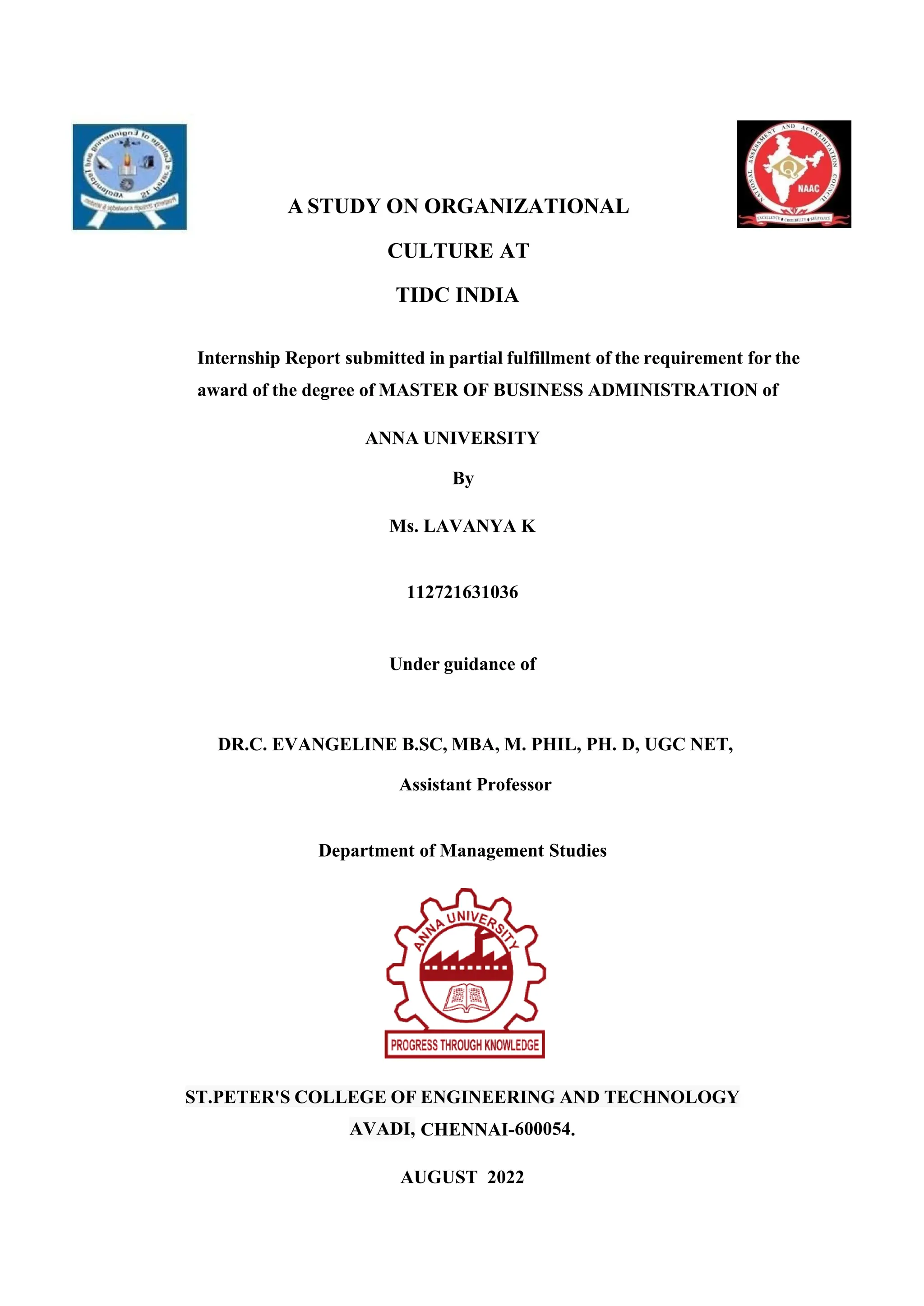 summer internship project report MBA HRM | PDF