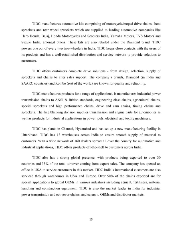 summer internship project report MBA HRM | PDF