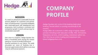 Summer Internship presentation hedge .pptx