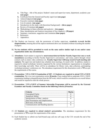 Summer internship guidelines (1) | PDF