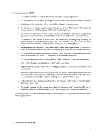 Summer internship guidelines (1) | PDF