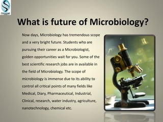 Summer internship in microbiology –a way to a great career | PPTX