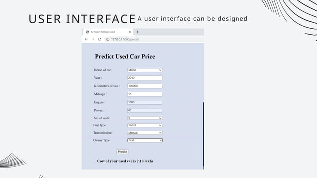 car price prediction using machine learning.pptx | Automotive Industry ...