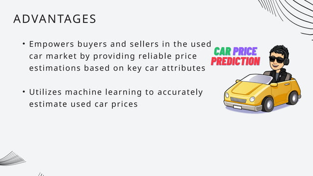 car price prediction using machine learning.pptx | Automotive Industry ...