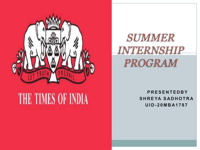 SUMMER INTERNSHIP PROGRAM ppt BY SHREYA SADHOTRA.pptx
