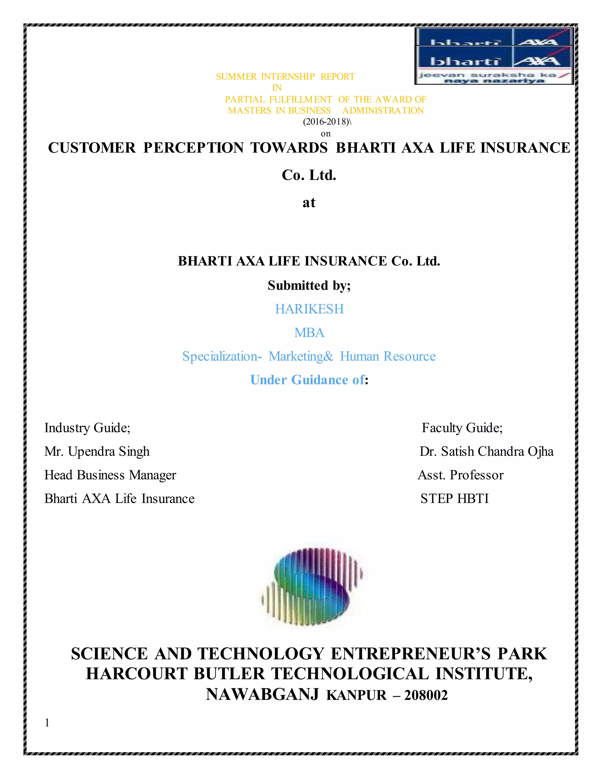 Summer internship report 1 | DOCX