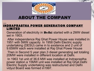 IPGCL/PPCL( INDRAPRASTHA POWER GENERATION CO. LTD. & PRAGATI POWER ...