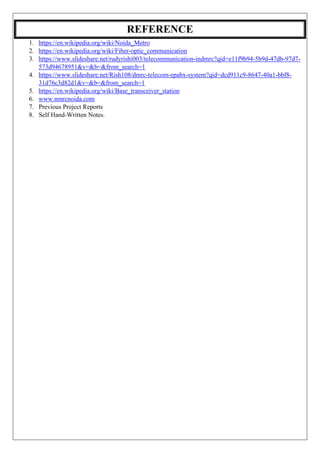 SUMMER INTERNSHIP REPORT ON NMRC (Noida Metro Rail Corporation Limited ...