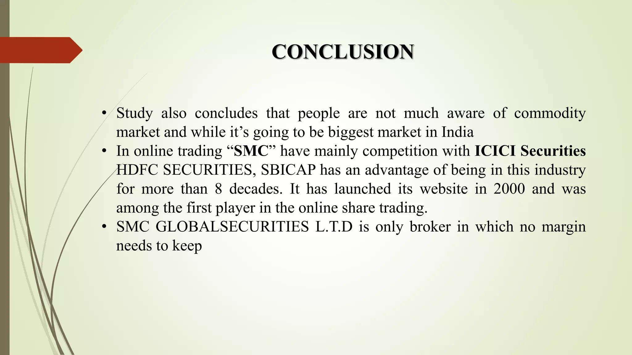 SMC Summer internship report ppt | PPTX