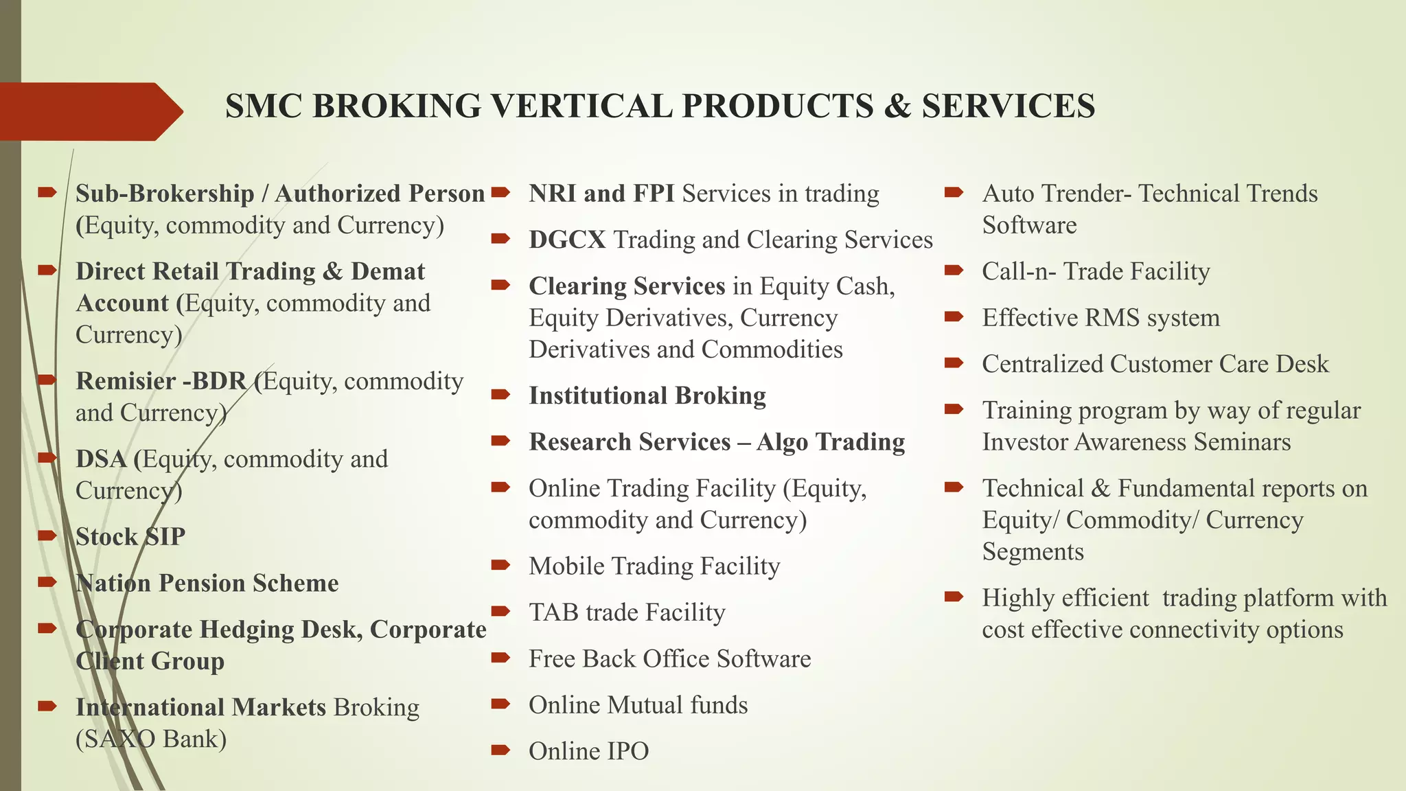 SMC Summer internship report ppt | PPTX