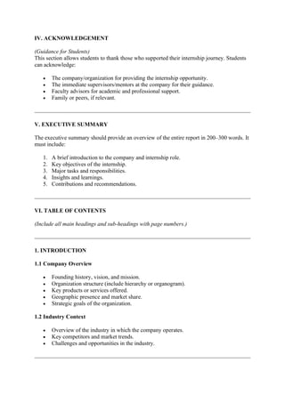 Summer Internship Report Template.pdfbbbb | PDF