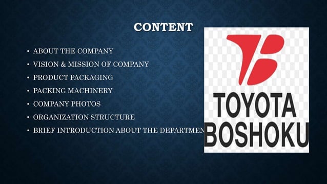 Summer Internship Toyota Boshuko Automotive India.pptx