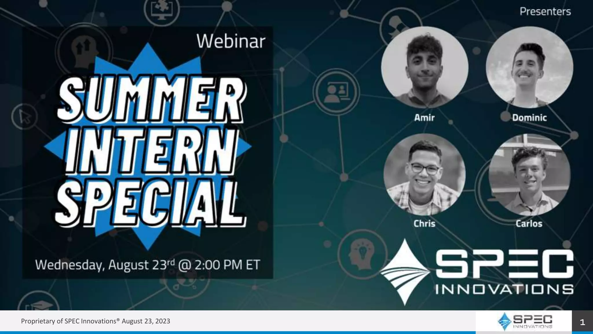 Summer Intern Special | PPT