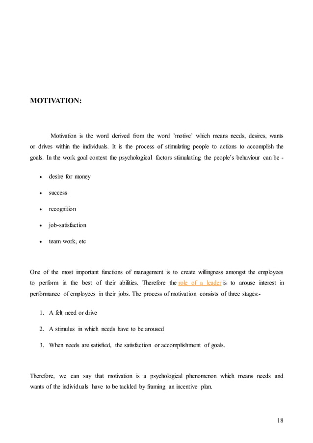 Employee Motivation | PDF