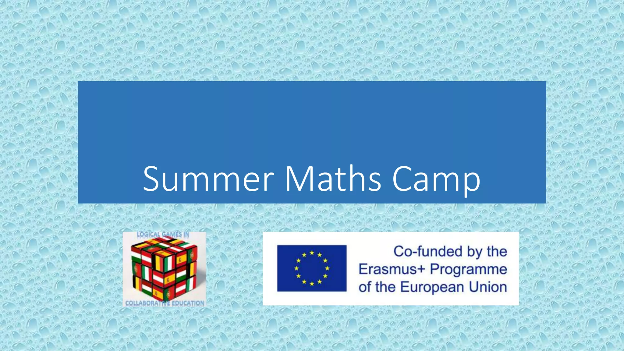 Summer maths camp | PPT
