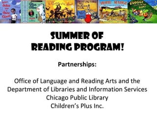 Summer of Reading Program | PPT