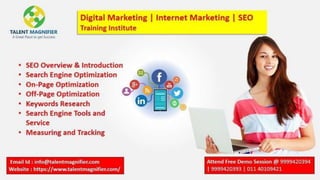 Summer Practical Training Program By Talent Magnifier | PPTX