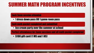Summer Program Information | PPTX
