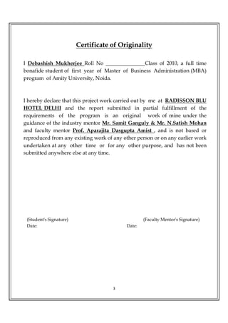 Radisson Blu Hotel Delhi By 2020 | PDF