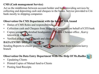 Summer project Presentation | PPTX | Business Accounting & Finance ...