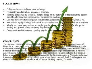 Summer project Presentation | PPTX | Business Accounting & Finance ...