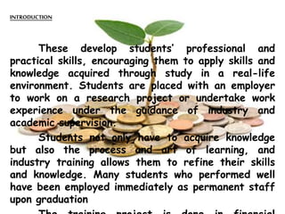 Summer project Presentation | PPTX | Business Accounting & Finance ...