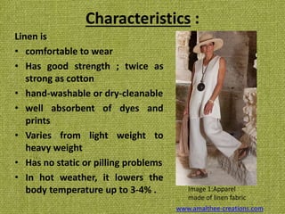 Story of Linen - Sunidhi(DFT-III) | PPT