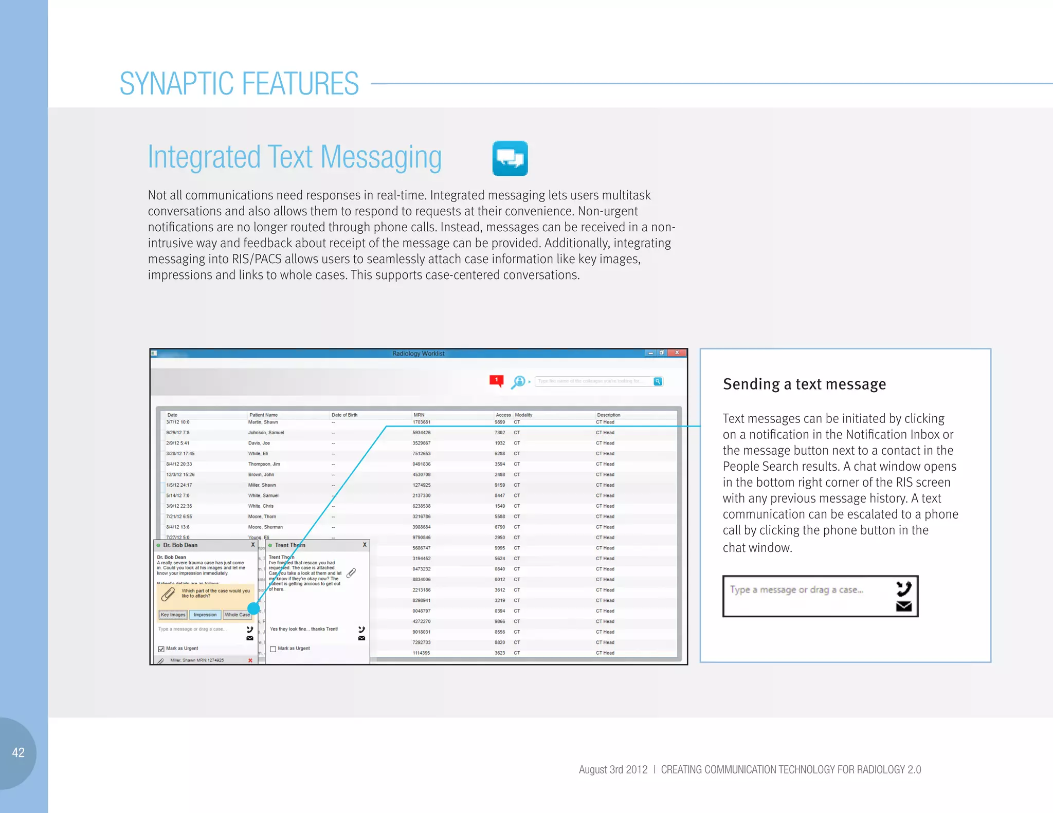 Synaptic - A Communication & Collaboration tool for Radiology | PPT
