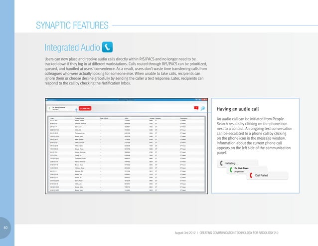 Synaptic - A Communication & Collaboration tool for Radiology | PPT