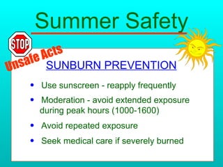 Summer Safety | PPT