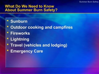 summer safety precaution measures to implement | PPT